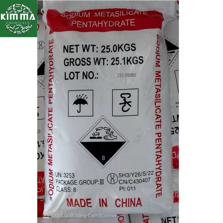 Sodium Metasilicate Pentahydrate - Na2SiO3.5H2O Trung Quốc